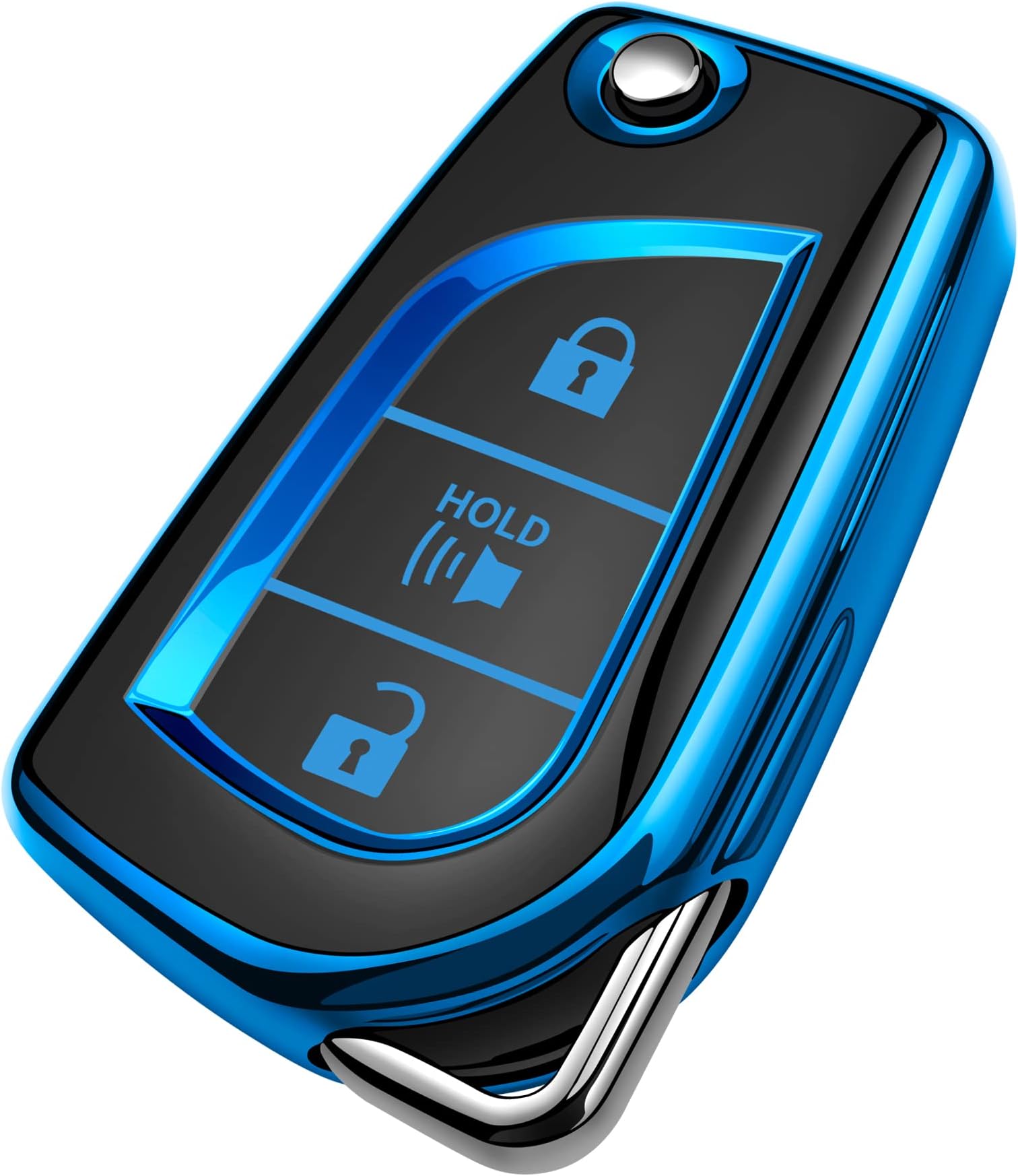 Amazon.com: Tukellen for Toyota Key Fob Cover Special Soft TPU Key Case ...