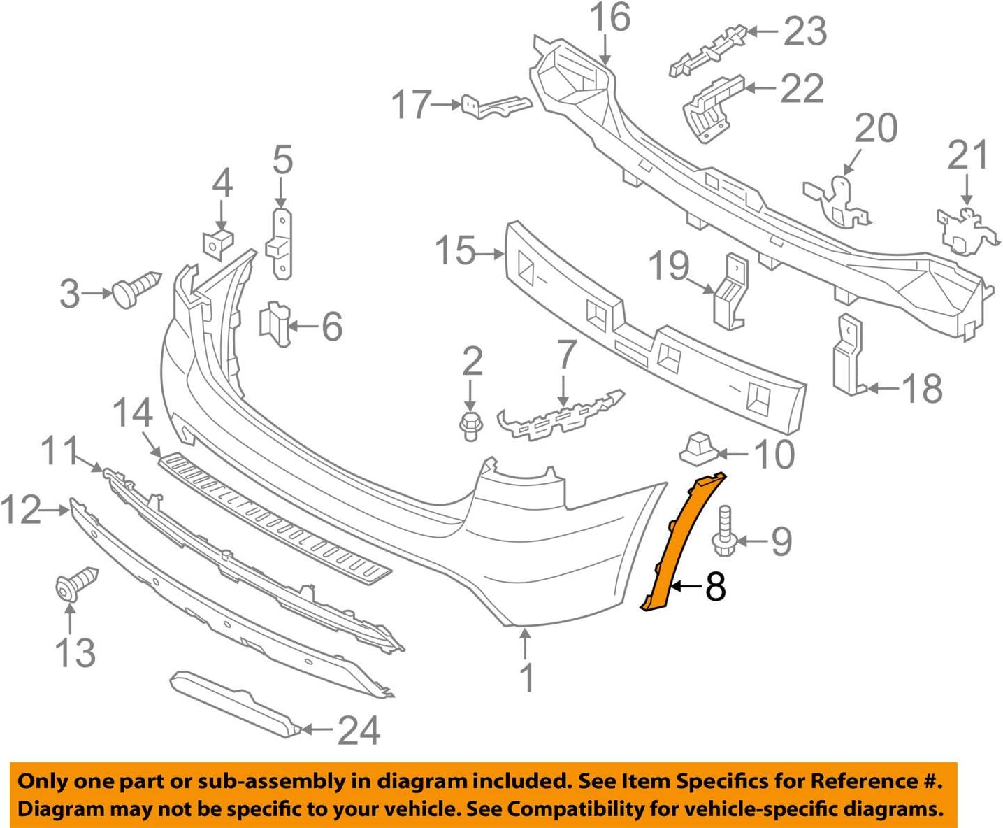 Genuine Kia 86681-1U200 Body Molding Assembly, Moldings - Amazon Canada