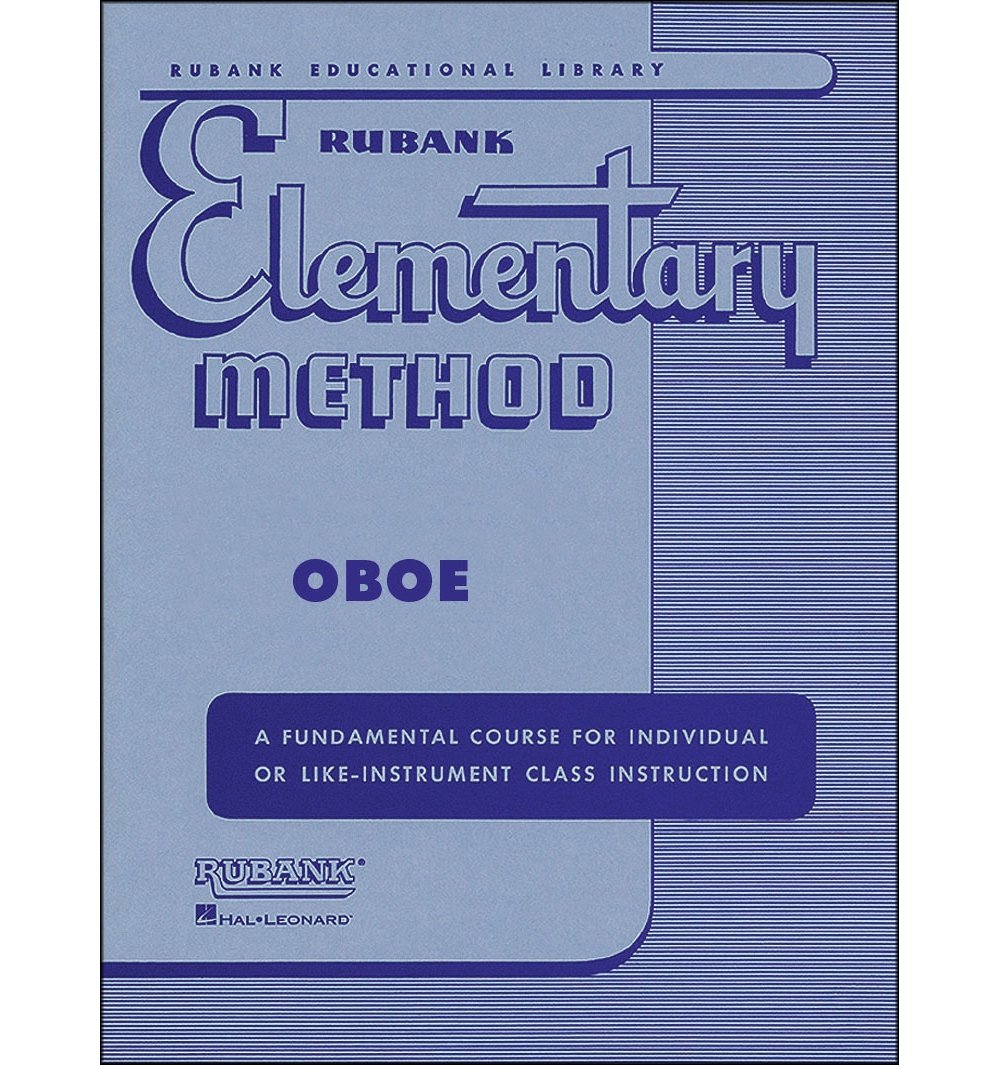 Hal Leonard Rubank Elementary Method Oboe (Standard) : Amazon.com.mx ...