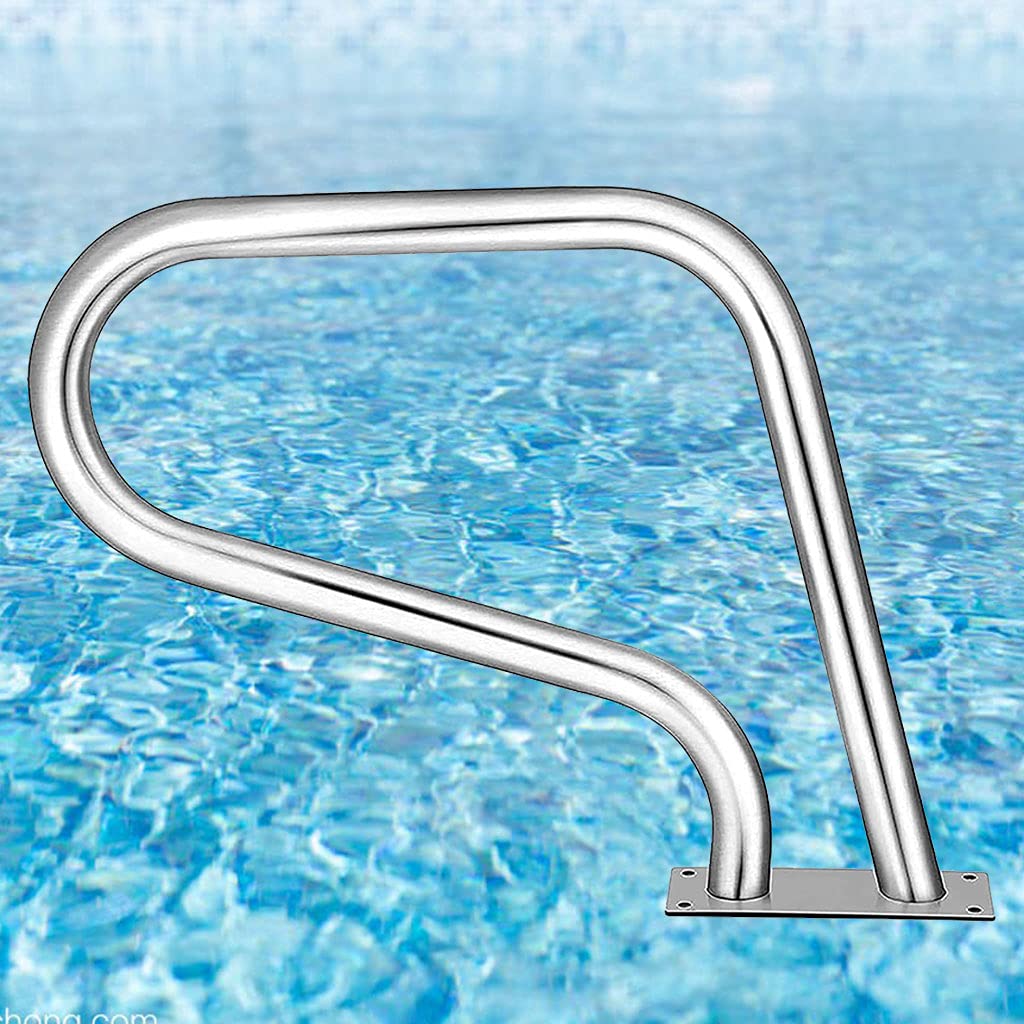 Buy Pool Safety Handrail with Quick Base, 304 Stainless Steel Pool ...