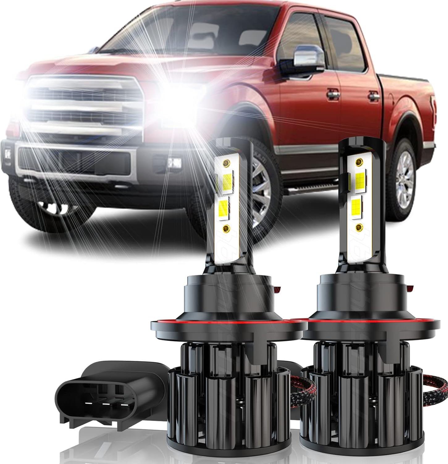 Amazon.com: CHUSYYRAY Compatible with Ford F150 LED Headlight Bulbs ...