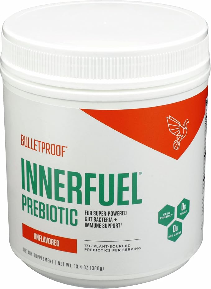 Amazon.com: Bulletproof Unflavored Innerfuel Prebiotic, 13.4 OZ ...