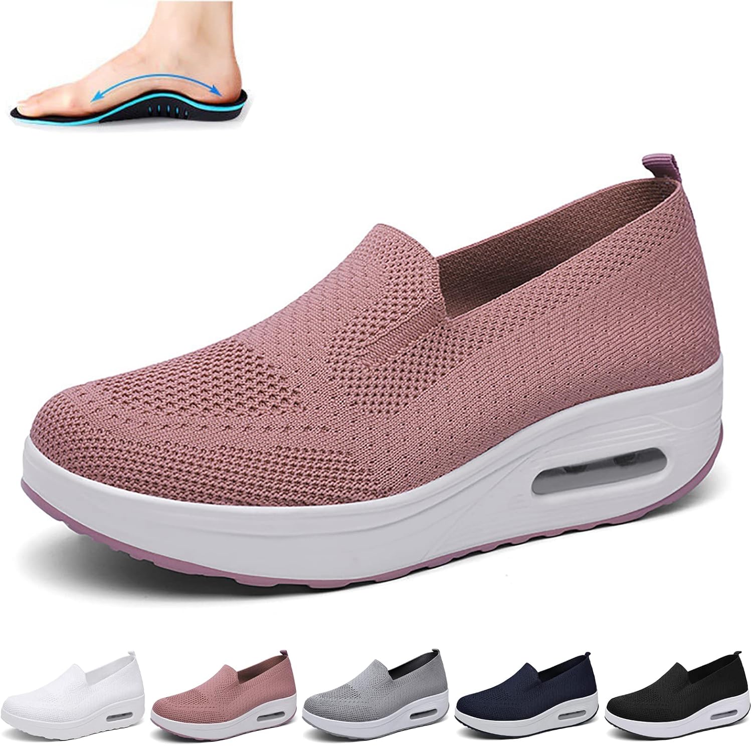 Amazon.com | Bersauji Women's Orthopedic Sneakers Orthopedic Shoes for ...