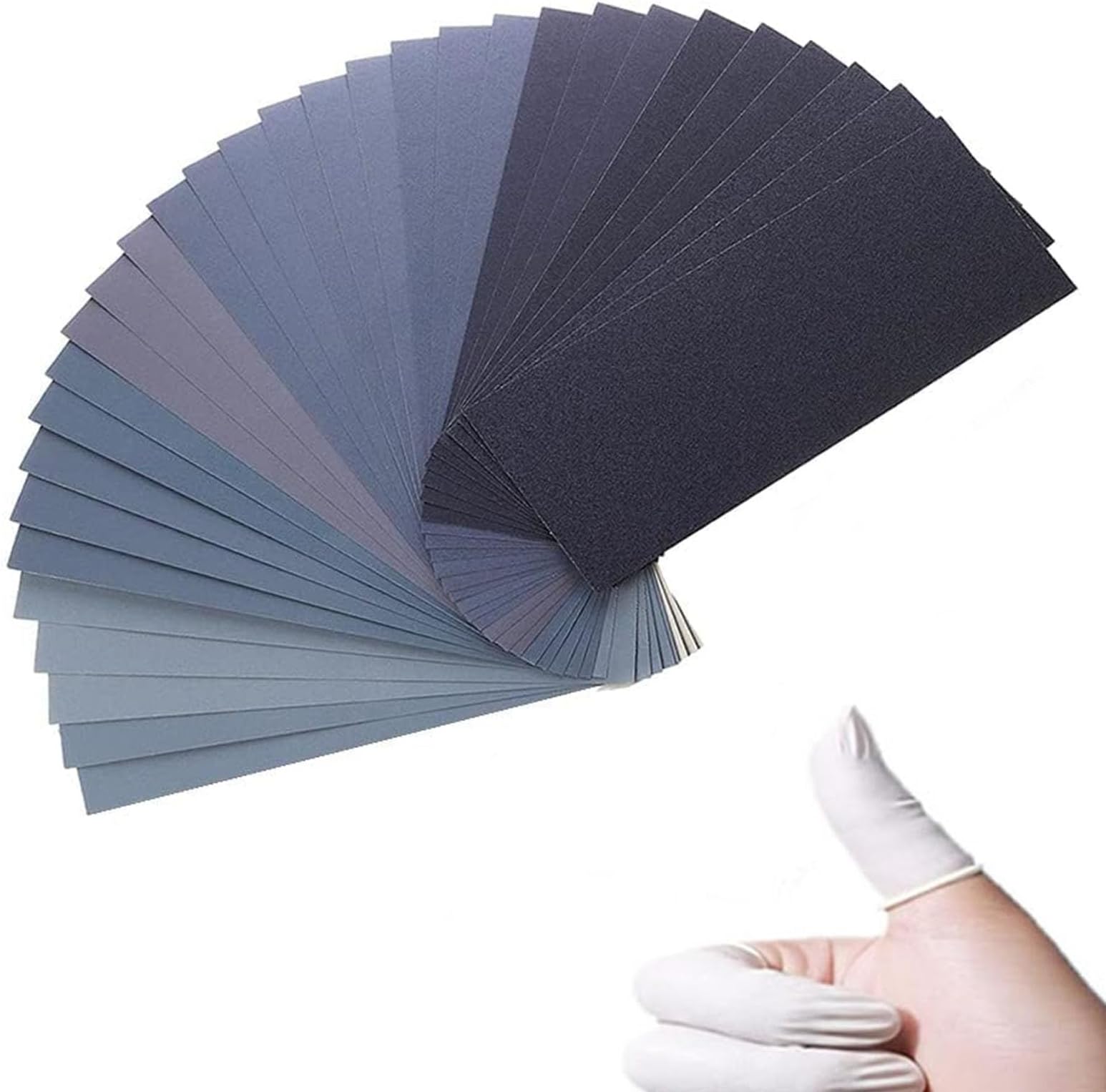 10pcs Abrasive Sandpaper 6000 Grit Dry Wet Waterproof Polishing Sand ...