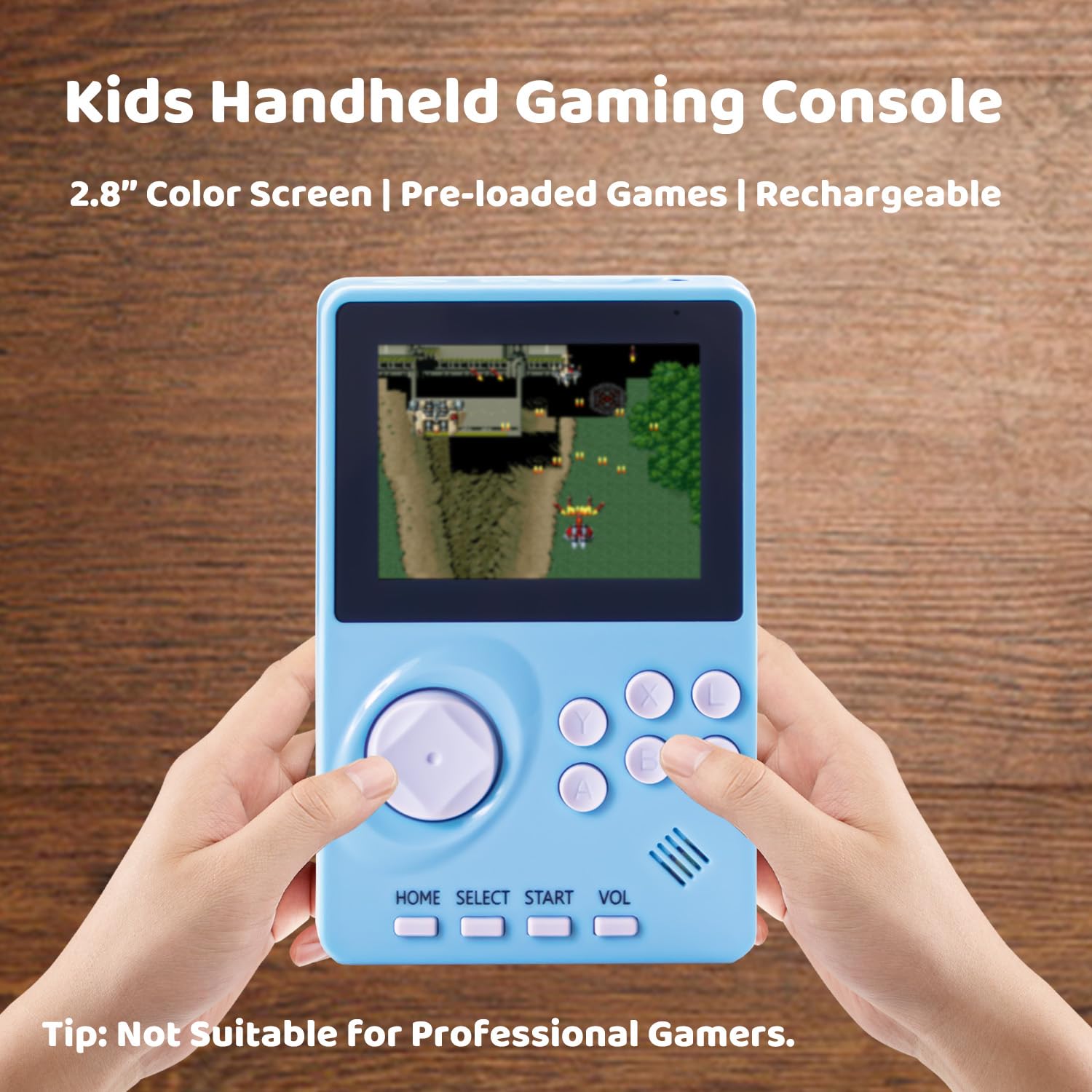 Snapklik.com : Kids Handheld Video Game Console Built In 100 16-bit ...