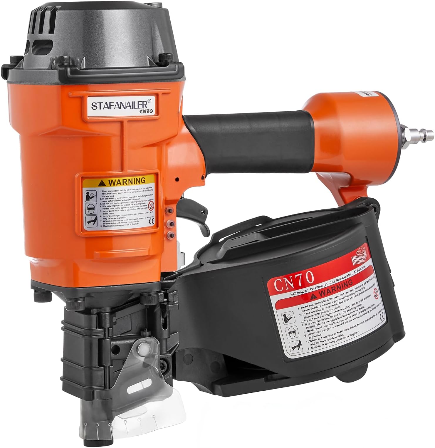 CN55 Industrial Coil Siding Nailer, Neumatic Siding Coil Nailer Gun for ...