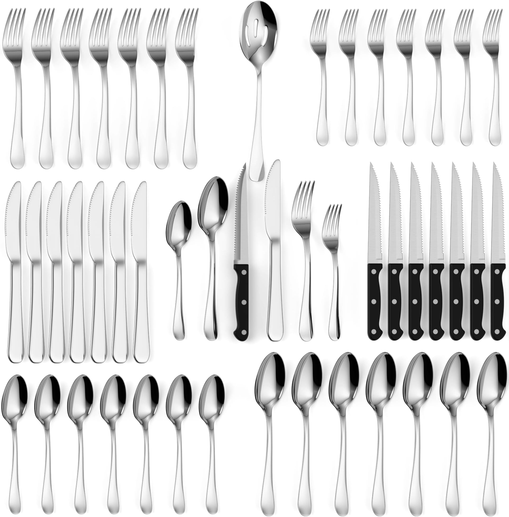 Amazon.com | Utopia Kitchen 30 Piece Silverware Set Service for 6 ...