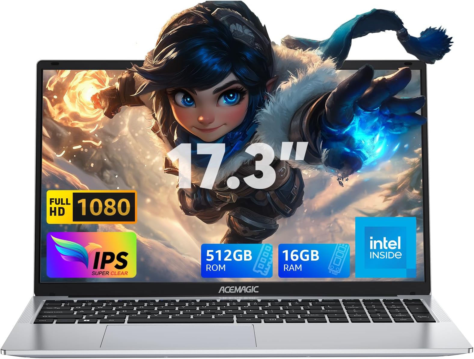 Amazon.com: ACEMAGIC Laptop 16GB DDR4 512GB SSD, 12th Gen Alder Lake ...