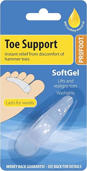 Profoot Toe Support -Cushions for Curled Toes and Hammer Toes Lifts and ...