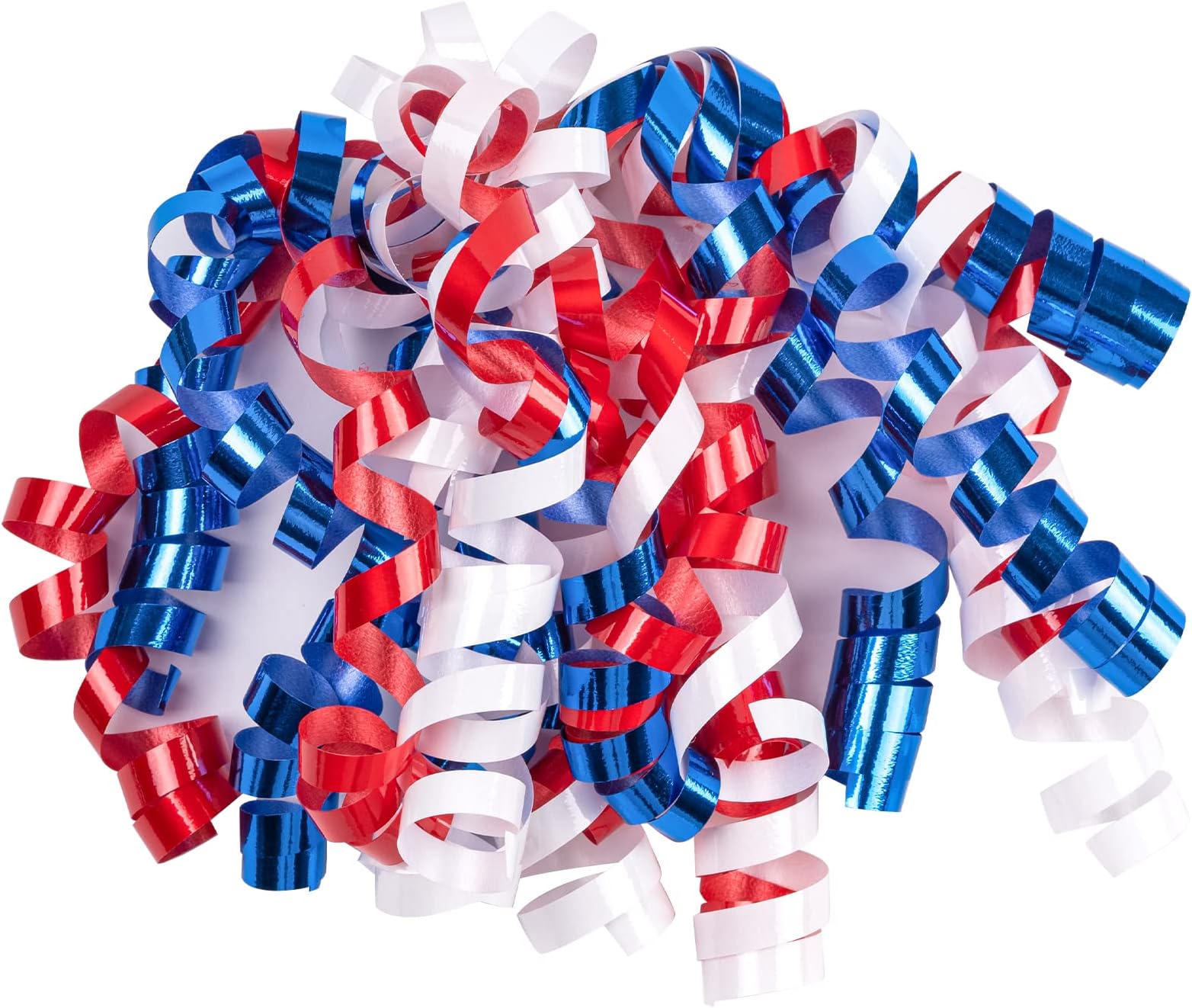 Amazon.com: WRAPAHOLIC 12-Count 4th of July Self-Adhesive Curly Bows ...