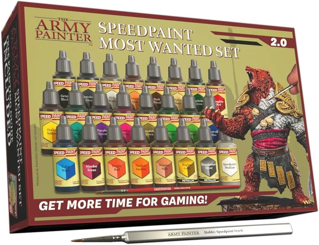 Amazon.com: The Army Painter Speedpaint Complete Set 2.0+ - 90x18ml ...