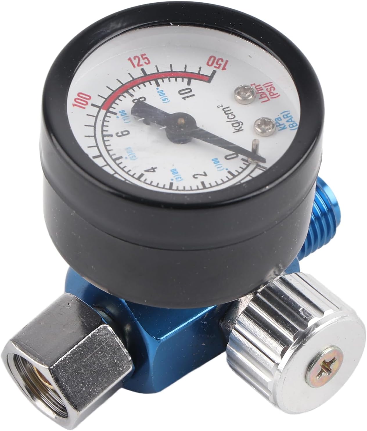 Jerliflyer 1 4 Air Pressure Regulator with Gauge, Spray Paint Pneumatic ...