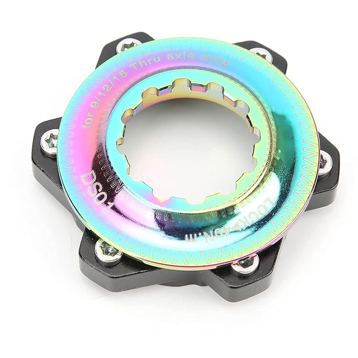 Buy 6 Bolt Disc Brake Rotor Adapter, Bike Hub Center Lock Conversion ...