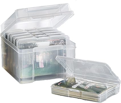 Photo Storage Boxes 7x5 Photograph Organiser - 600 Photo Capacity. 6 ...