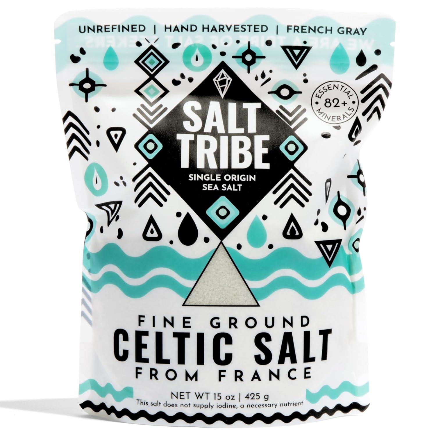 Amazon.com : Salt Tribe | Celtic Sea Salt Organic 82 Minerals | Fine ...
