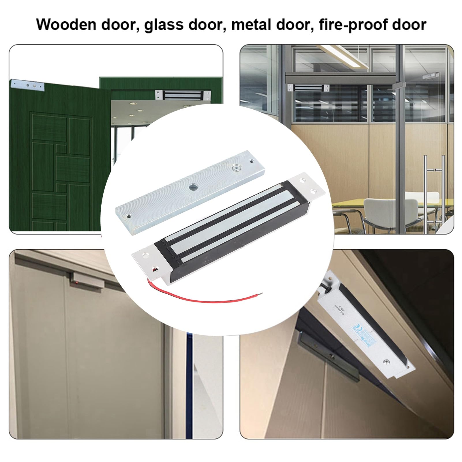 12V 500kg Gate Electromagnetic Lock Magnetic Electric Lock, 47% OFF