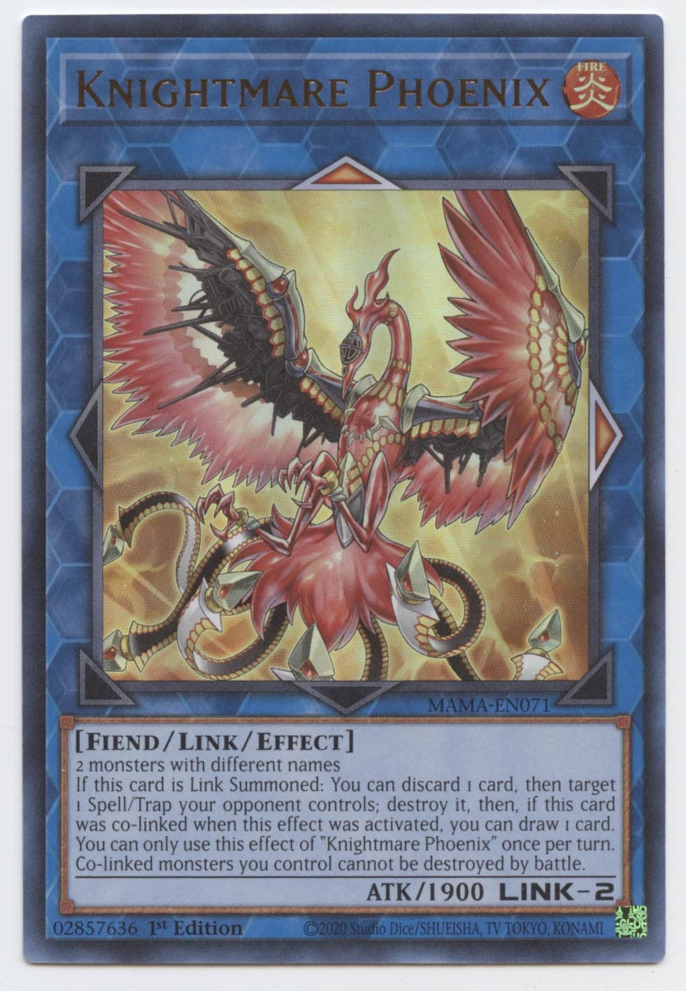 Amazon.com: Knightmare Phoenix - MAMA-EN071 - Ultra Rare - 1st Edition ...
