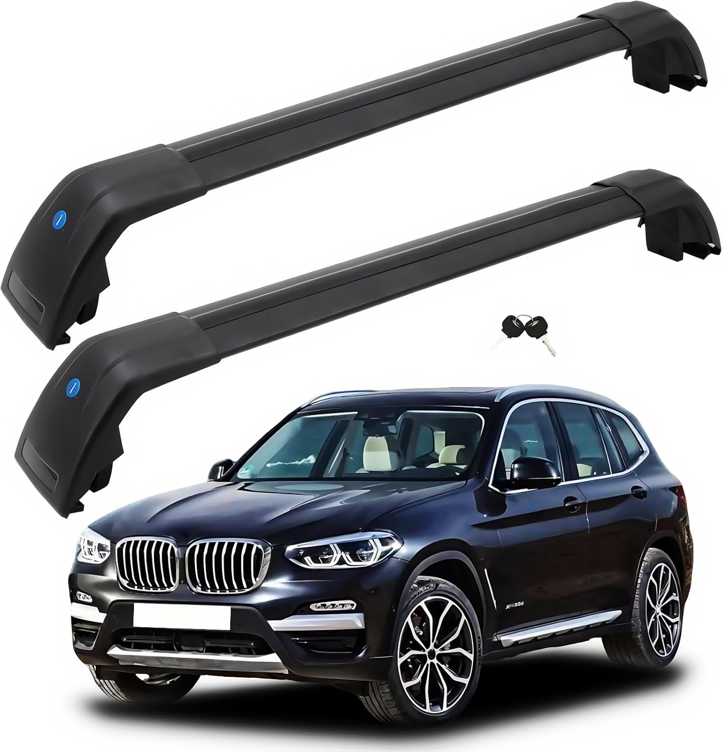 Amazon.com: SYDSZ Cross Bar Roof Rack Fit for BMW X3 F25 2010 2011 2012 ...