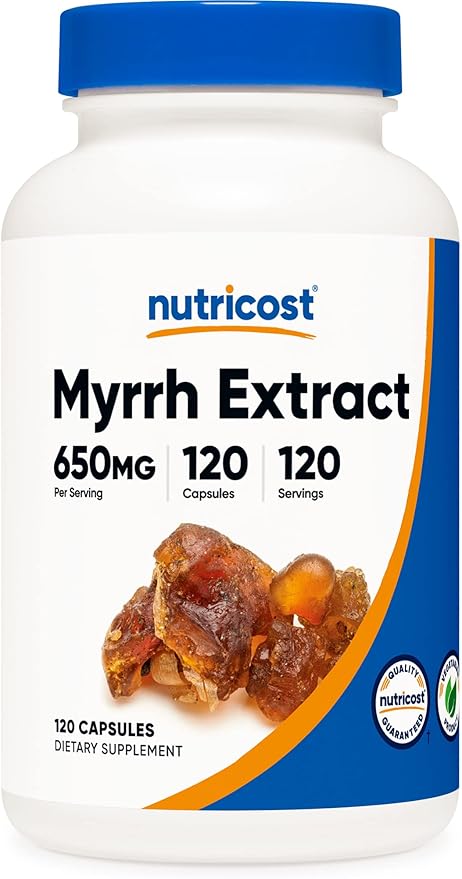 Amazon.com: Nutricost Myrrh Extract Capsules 650 MG, 120 Capsules ...