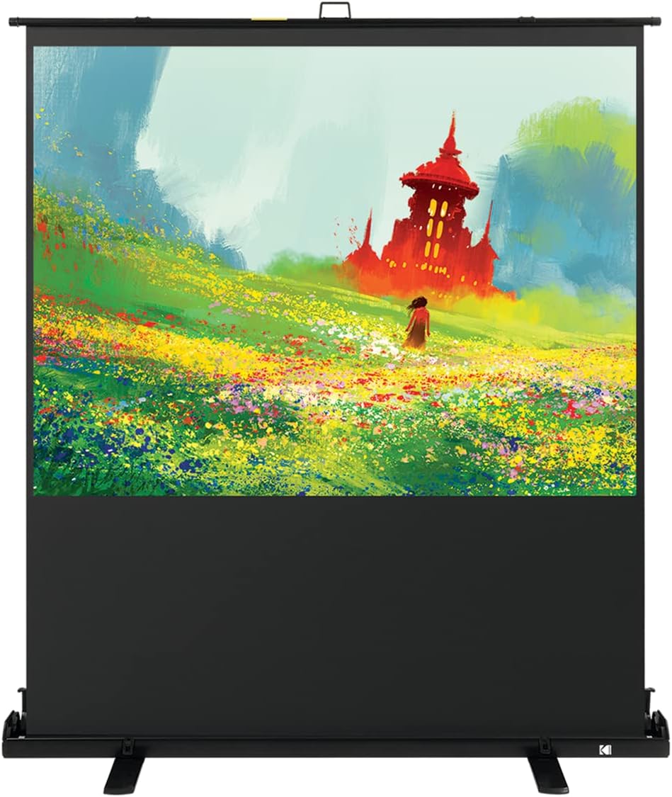 Amazon.com: Kodak Portable Projector Screen | 60” Indoor & Outdoor 16:9 ...