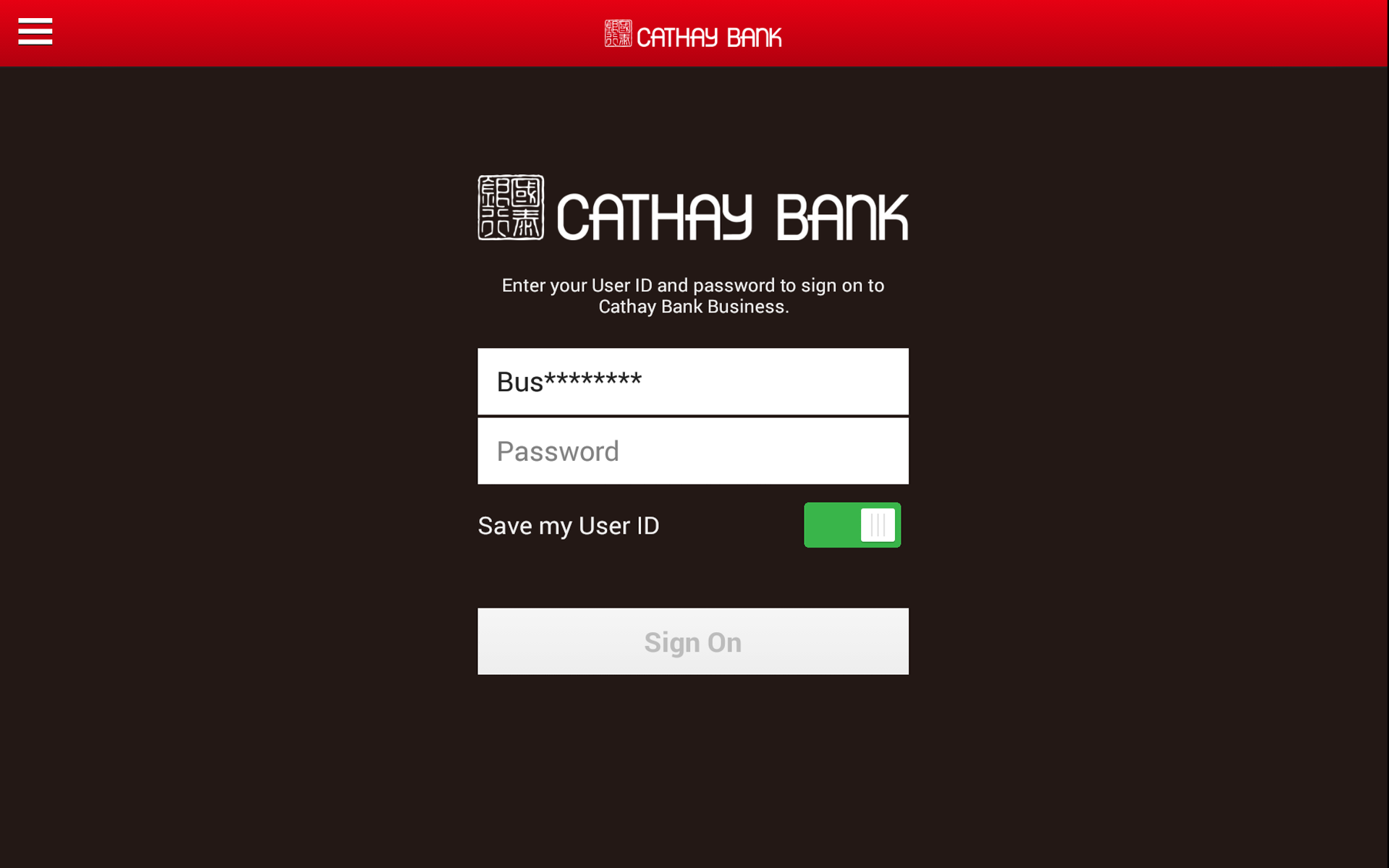 Cathay Bank Business Mobile - App on Amazon Appstore