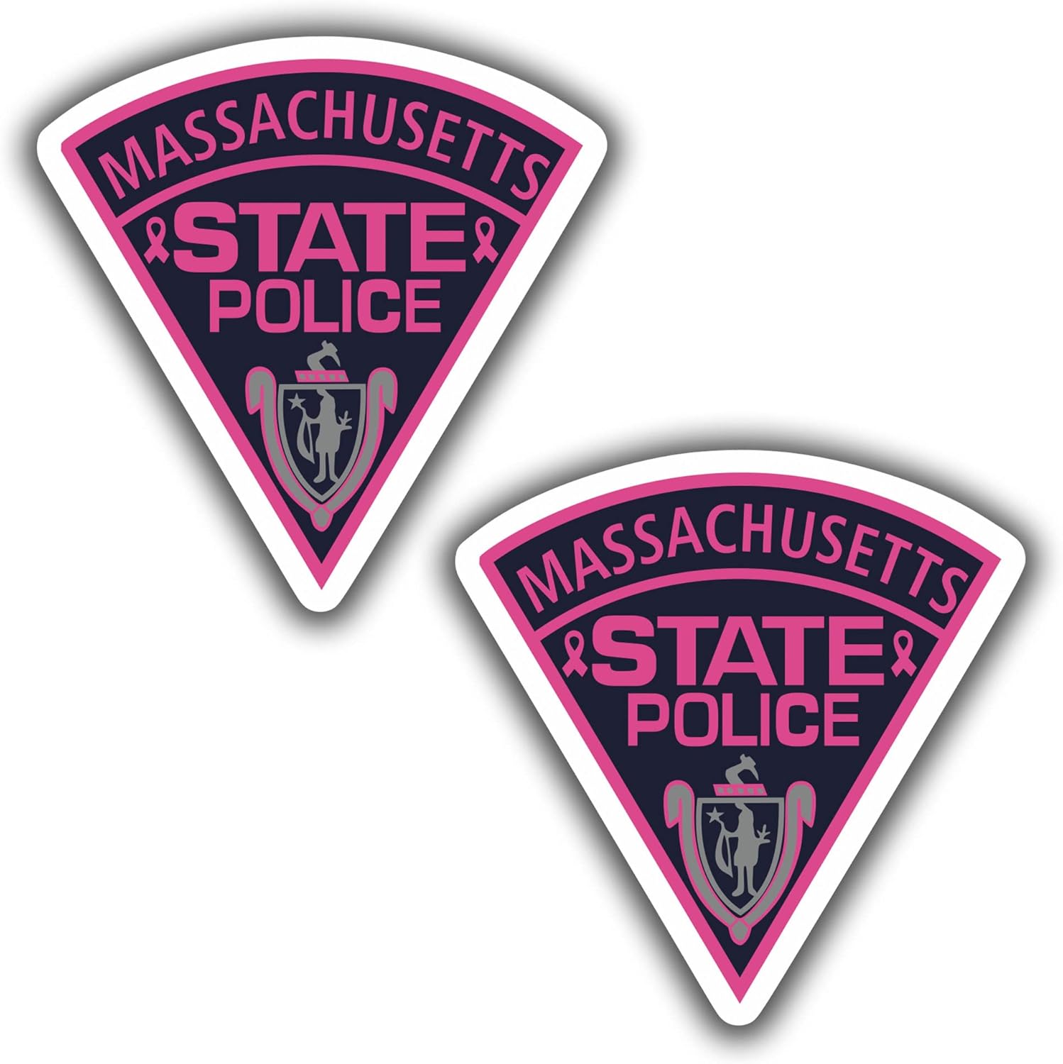 Amazon.com - Pink Massachusetts State Police Vinyl Sticker Decal Cars ...
