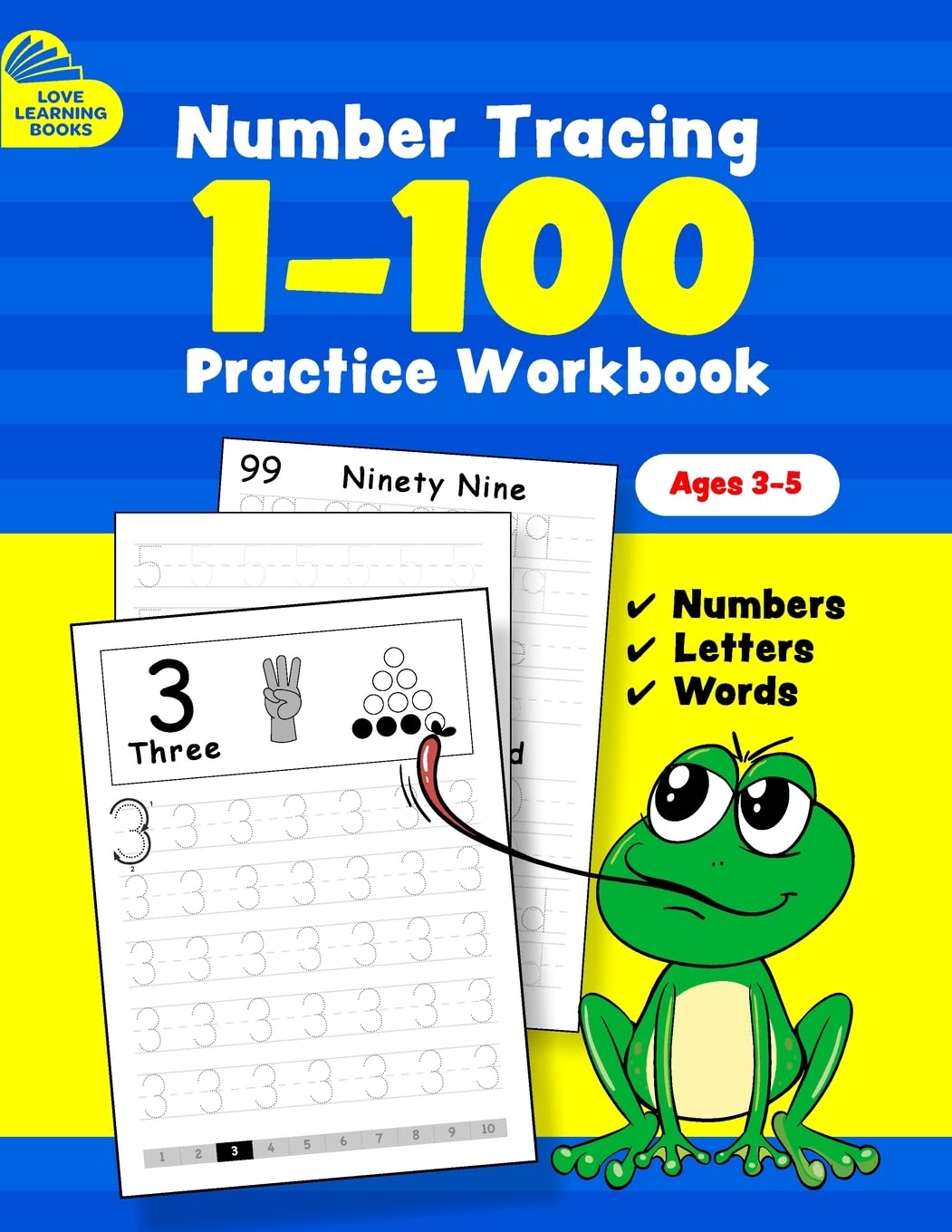 Number Tracing Book for Preschoolers and Kids: Learn Numbers and Math ...