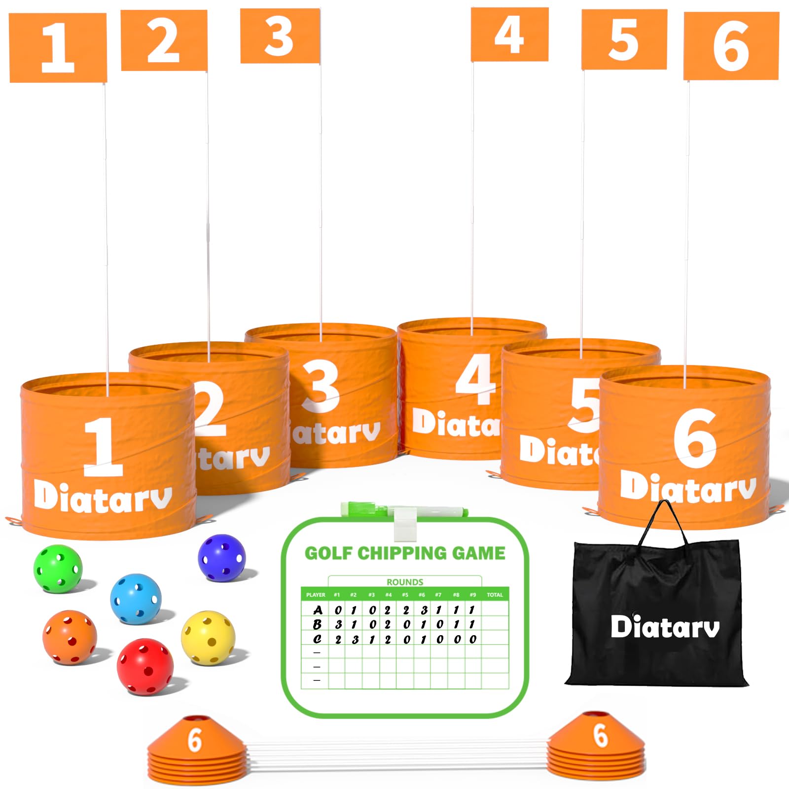 Amazon.com: Game Golf Yard Set, Portable Golf simulators for Backyard ...