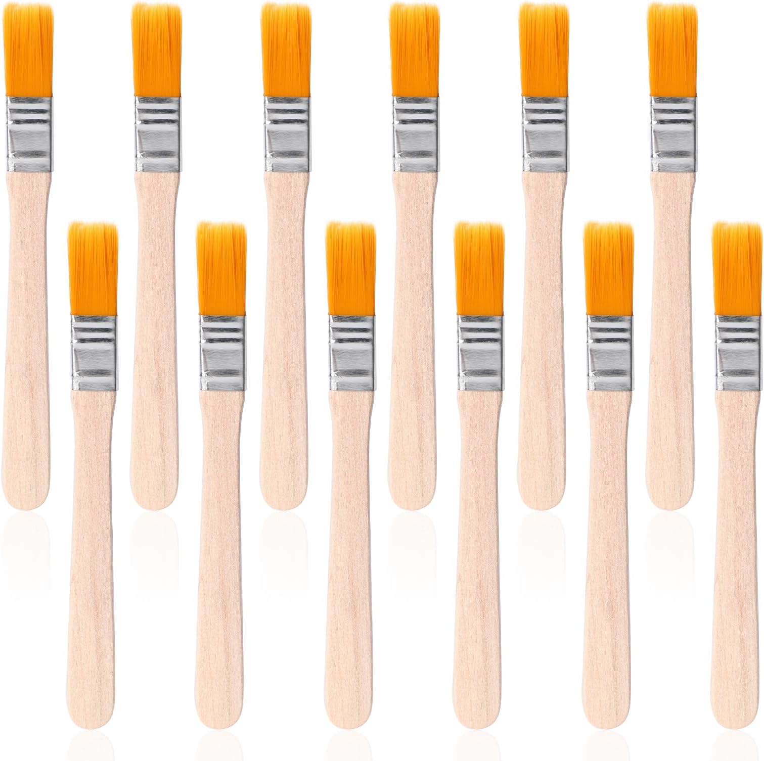 Pro Grade - Chip Paint Brushes - 24 Ea 1/2 Inch Chip Paint Brush Light ...