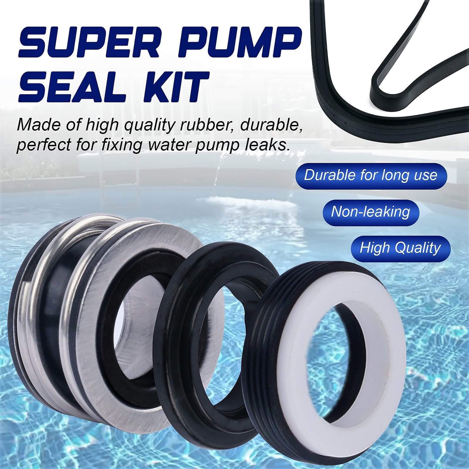 Snapklik.com : Pool Pump Gasket Seal O-Ring Repair Kit For Hayward ...