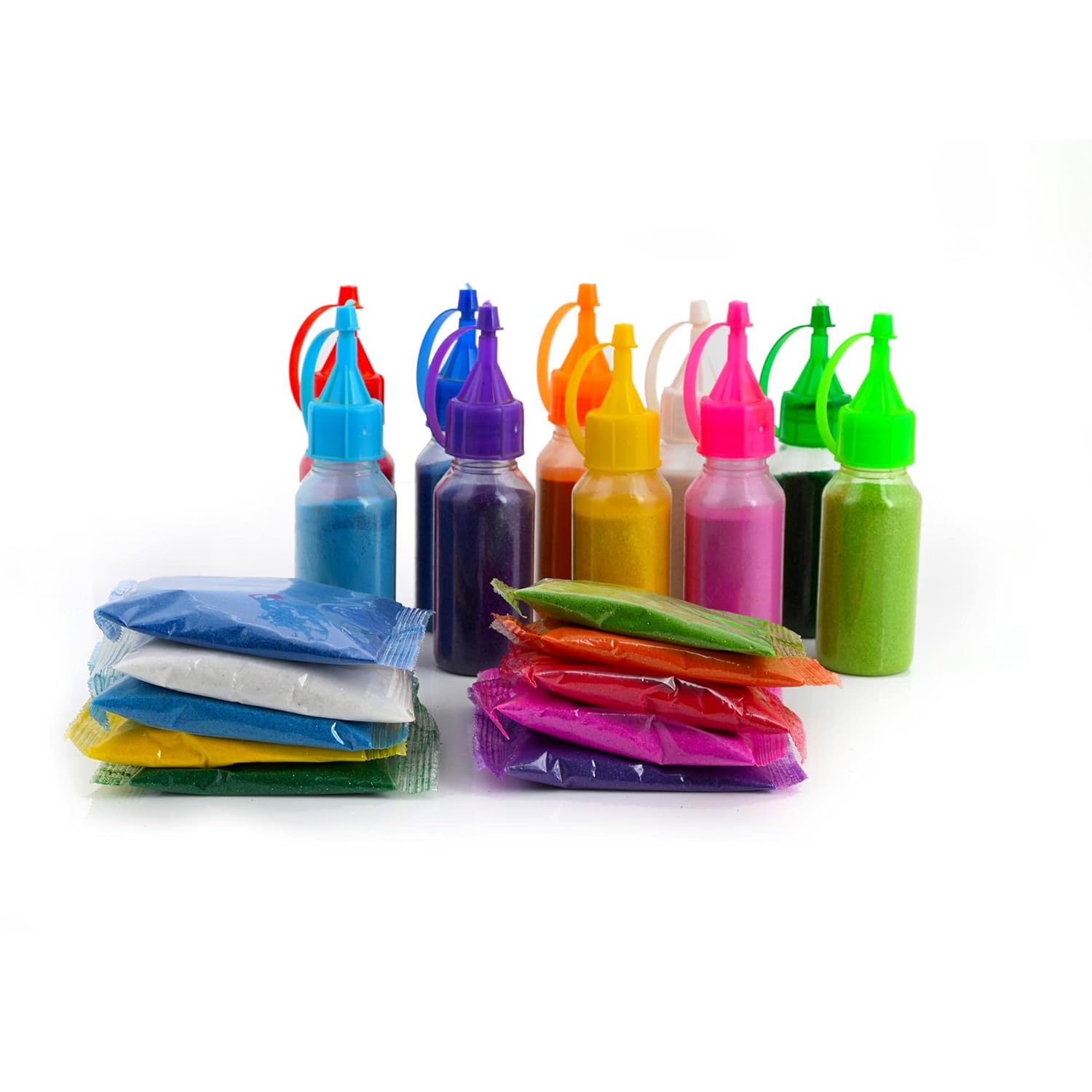 Buy Perpetual Rangoli Colours Powder Bottles for Floor Decorations ...