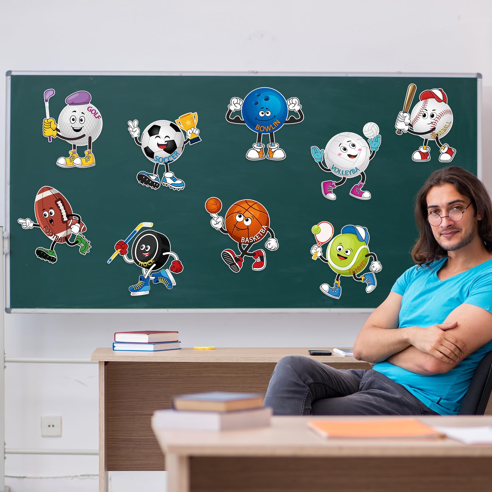 Snapklik.com : Sports Bulletin Board Decorations Cute Classroom Banner ...