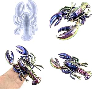 Amazon.com: Fogun 3D Lobster Silicone Molds,DIY Lobster Resin Mold for ...