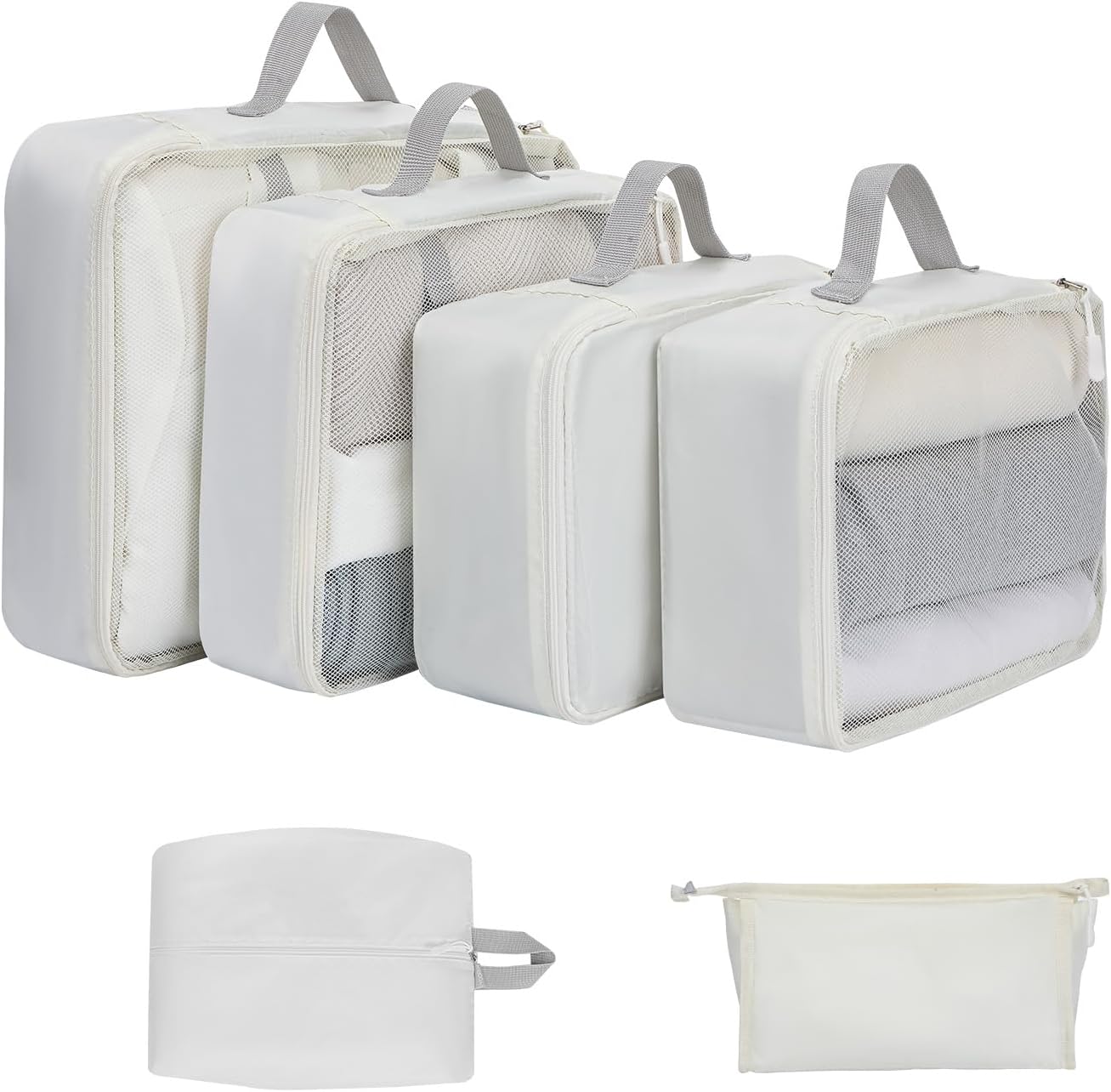 Amazon.com: 8 Pack Luggage Packing Organizers Packing Cubes Waterproof ...