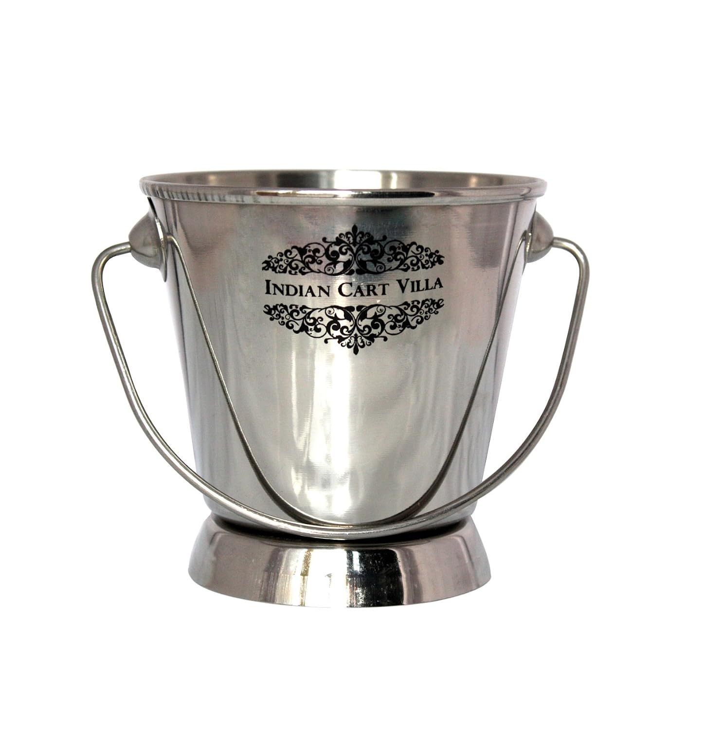 Buy IndianCartVilla Stainless Steel Mini Bucket for Serving Daal ...