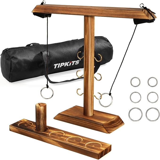 Amazon.com : TIPKITS Hook and Ring Game, 3-Pair Hooks & Rings, Easily ...