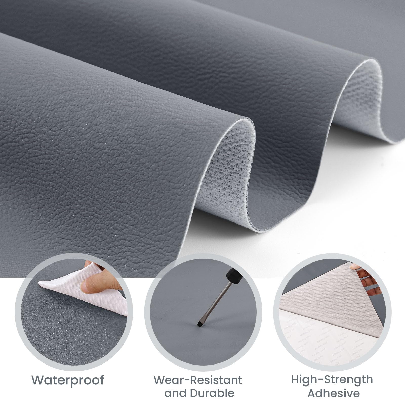 Snapklik.com : Impolady Self Adhesive Leather Repair Patch, 1779 Inch ...