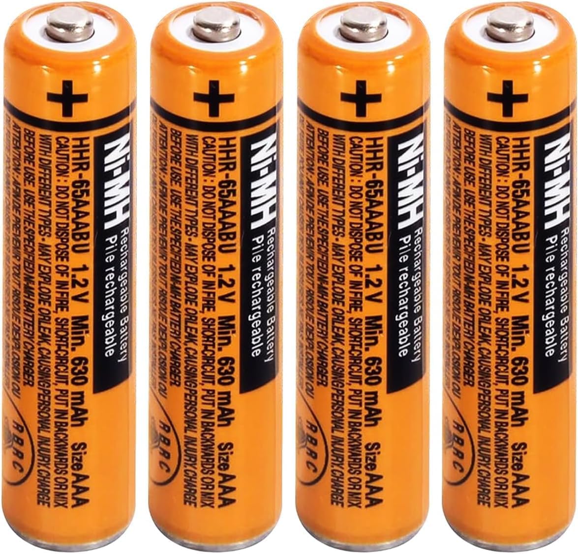 Amazon.com: pingju NI-MH AAA Rechargeable Battery 1.2V 700mah 4-Pack ...