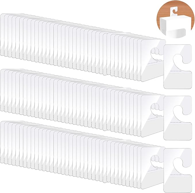 Amazon.com: 200 PCS Clear High-Adhesive Hang Tabs Hooks, Portable Mini ...