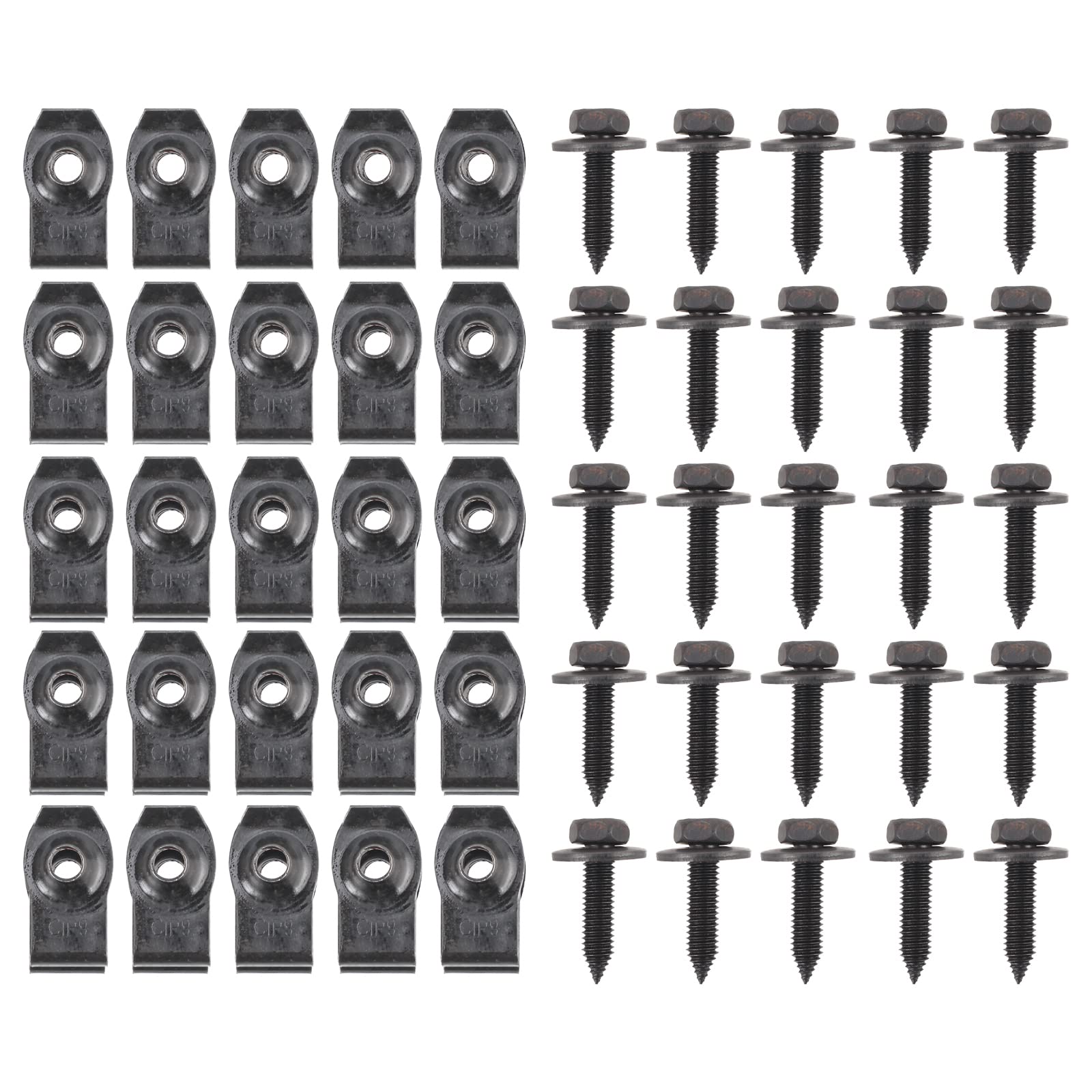 Amazon.com: MOTOALL 50PCS Engine Under Cover Splash Shield Guard Body ...