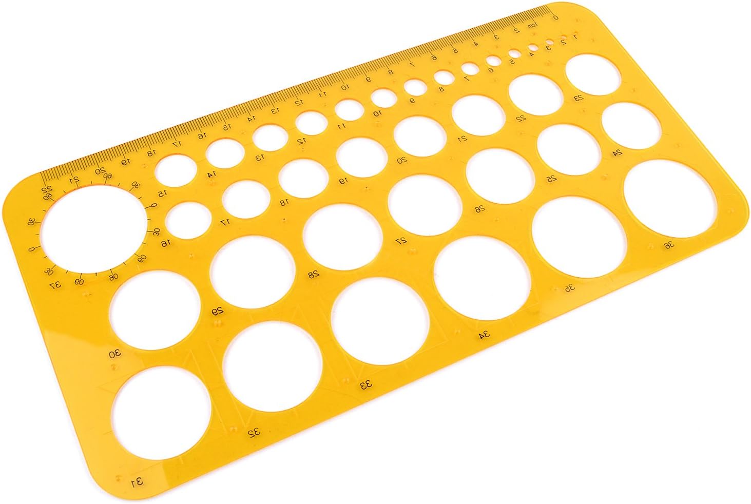 3Pcs Circle Stencils Oval Templates Plastic Drawing Templates Geometric ...