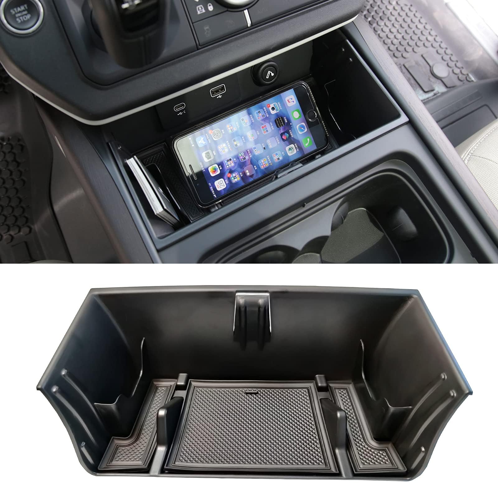 Zuooiec For Land Rover Defender 2020 2022 Center Console Organizer ...
