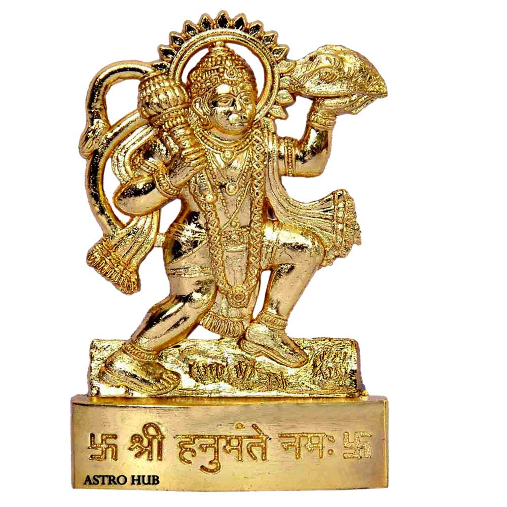 Buy ASTRO HUB - Brass Hanuman Murti, Hanuman murti Brass, Hanuman Idol ...