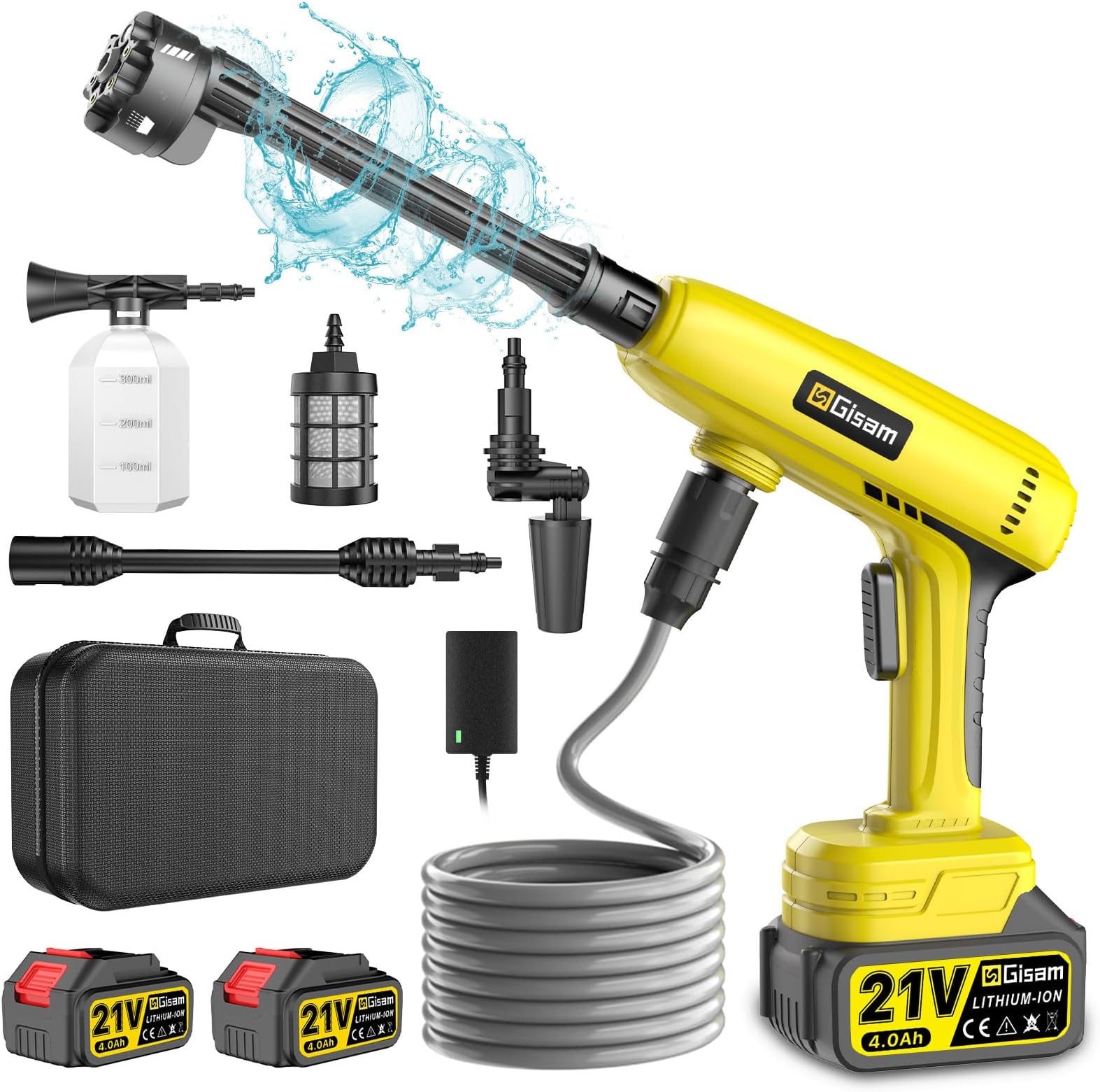 FERREX 20V Akku-Hochdruckreiniger, 20 bar, 160 l/h, Kabelloser ...