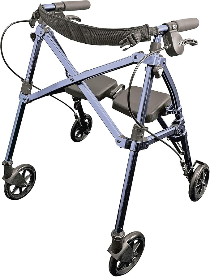 Able Life Space Saver Rollator Short, Lightweight Junior Folding Walker ...