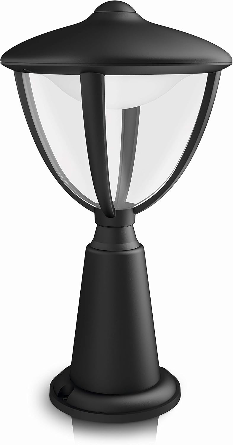 Philips myGarden Robin Outdoor LED Small Pedestal Light, Black : Amazon ...
