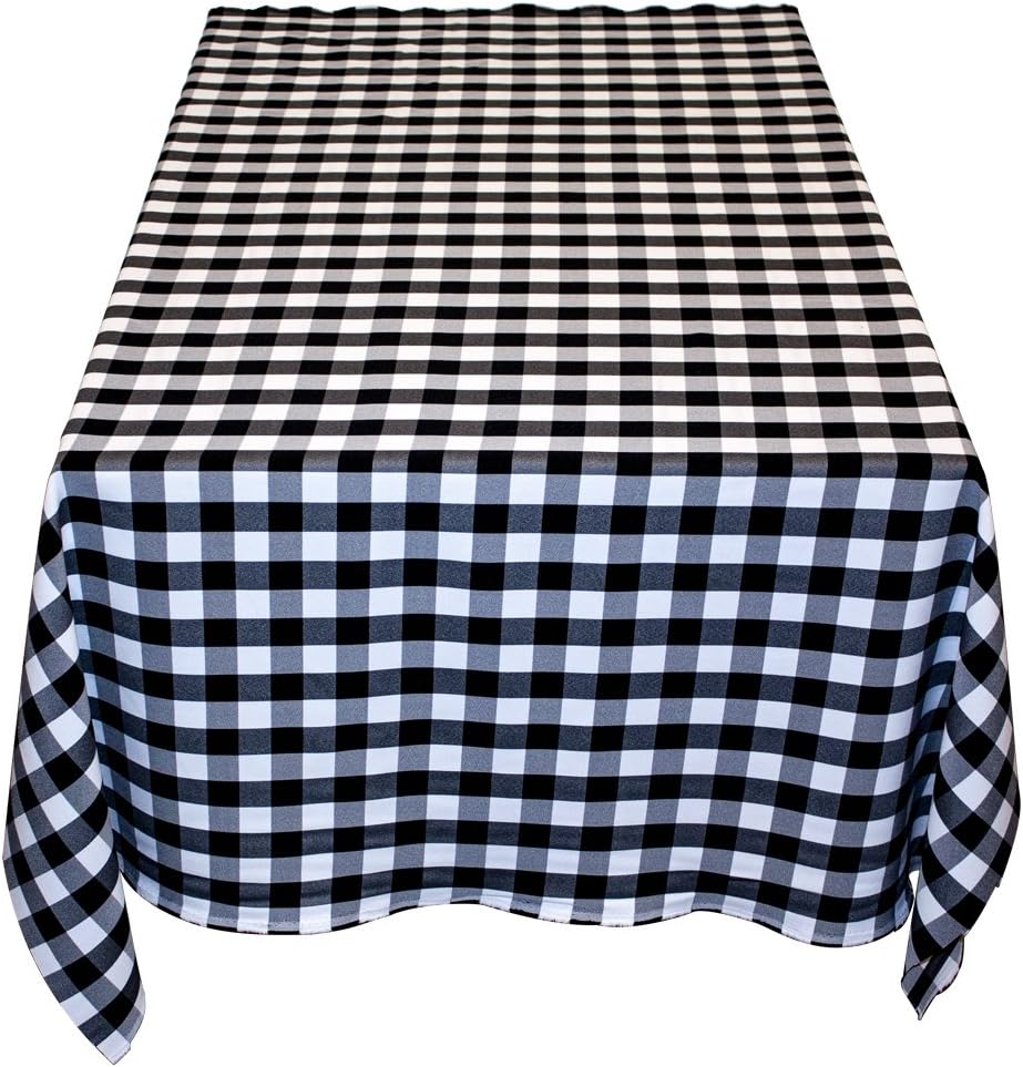 Amazon.com : 6 Pcs Red and White Checkered Tablecloths, 54 x 108 Inch ...