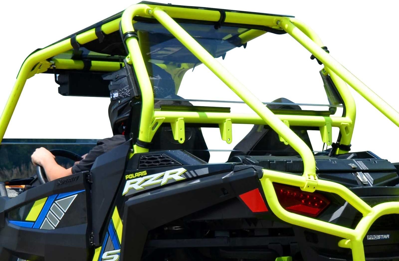 Amazon.com: QYMOTO Polaris RZR XP 900 Rear Window,Rear Windshield ...