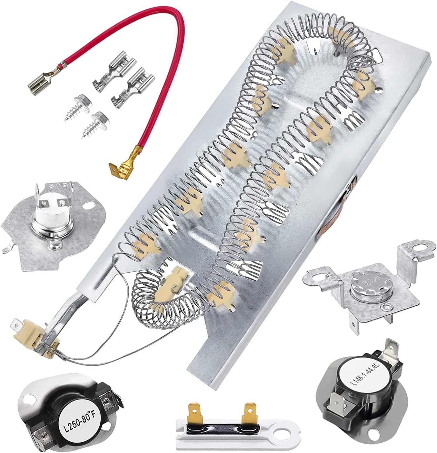 Amazon.com: W11344457 Dryer Heating Element 3387747 by Beaquicy ...