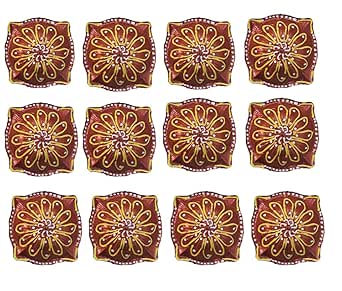 Buy Youth Enterprises Pack of 11 Traditional Handmade Lamps Diyas ...
